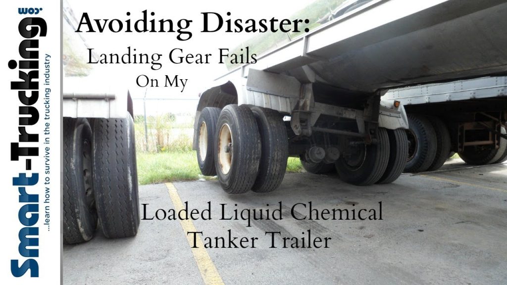 Landing Gear Fails on My Loaded Liquid Chemical Tanker Trailer ...